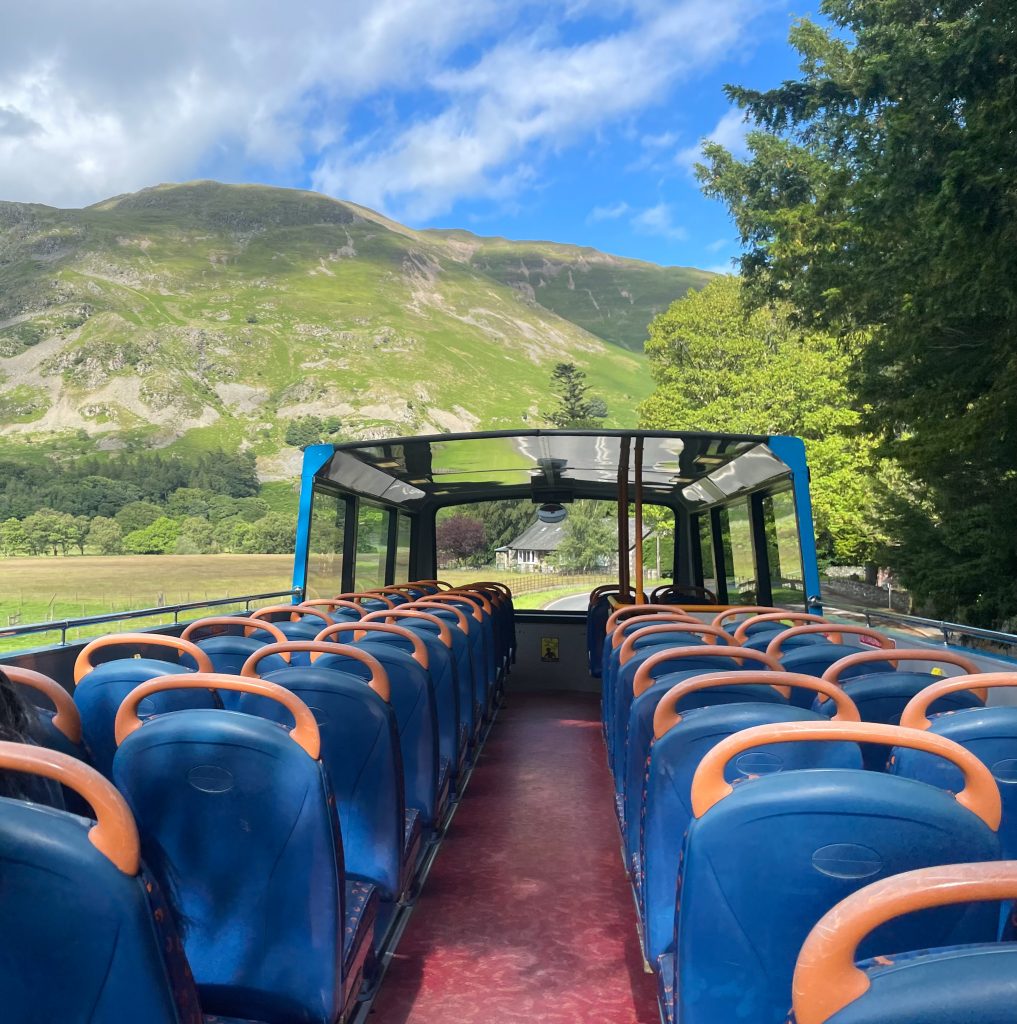 Top Deck: How to see the Lake District by open top bus - Look With New Eyes
